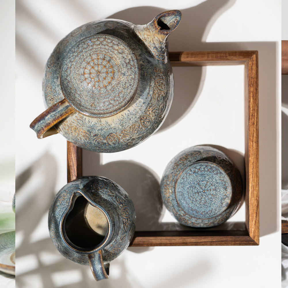 Oshin Exclusive Ceramic Tea Set of 3 – Amalfiee Ceramics