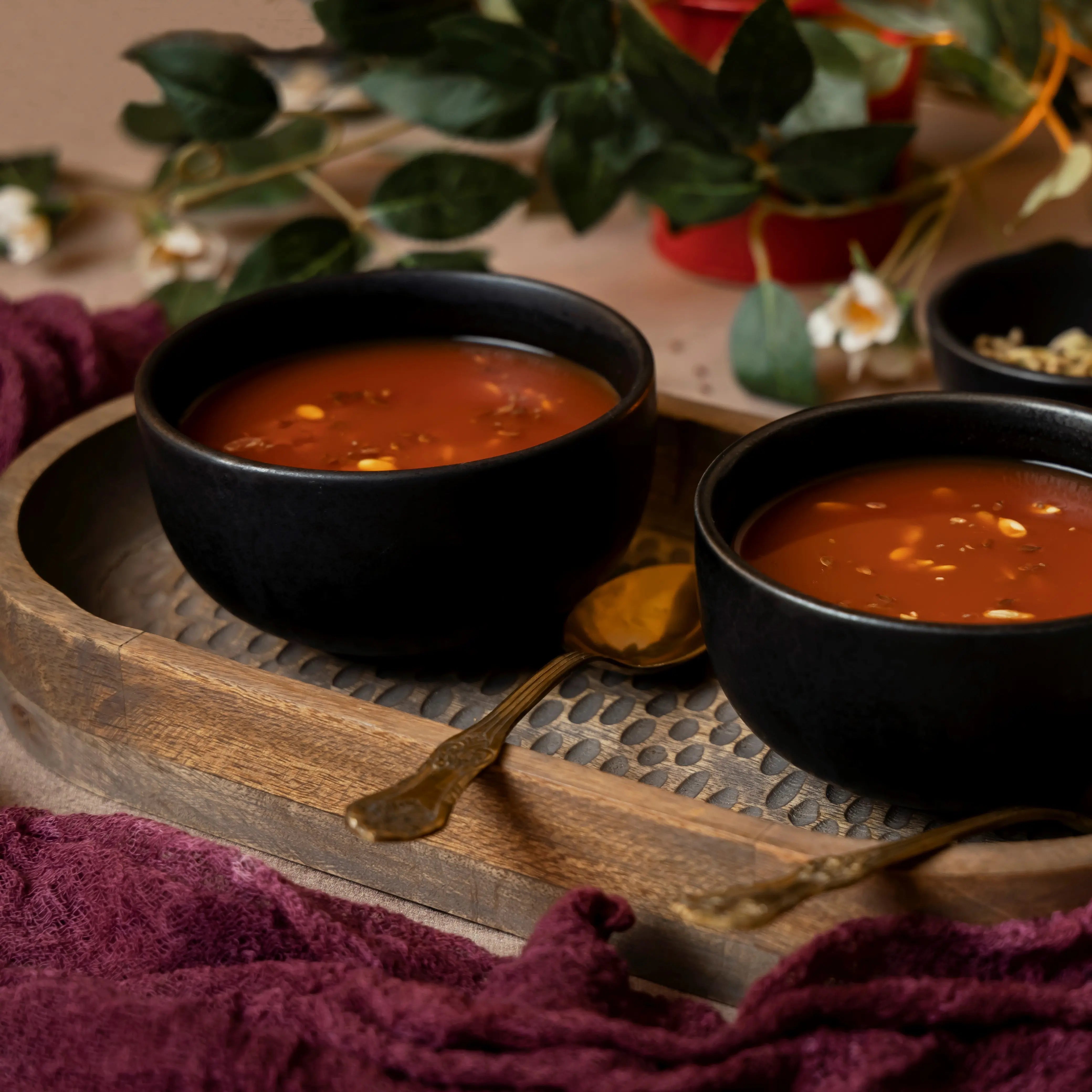 Aamaya Ceramic Soup Bowls set of 6 - Amalfiee Ceramics