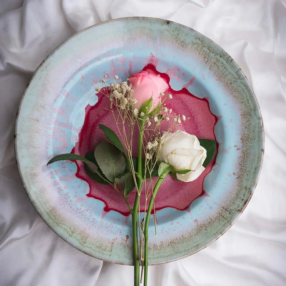 Rouge Premium Ceramic Pasta Platter Amalfiee_Ceramics – Amalfiee Ceramics