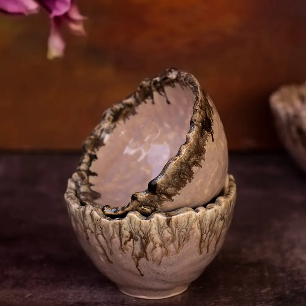 Sarvottam Textured Ceramics Bowls Amalfiee_Ceramics – Amalfiee Ceramics